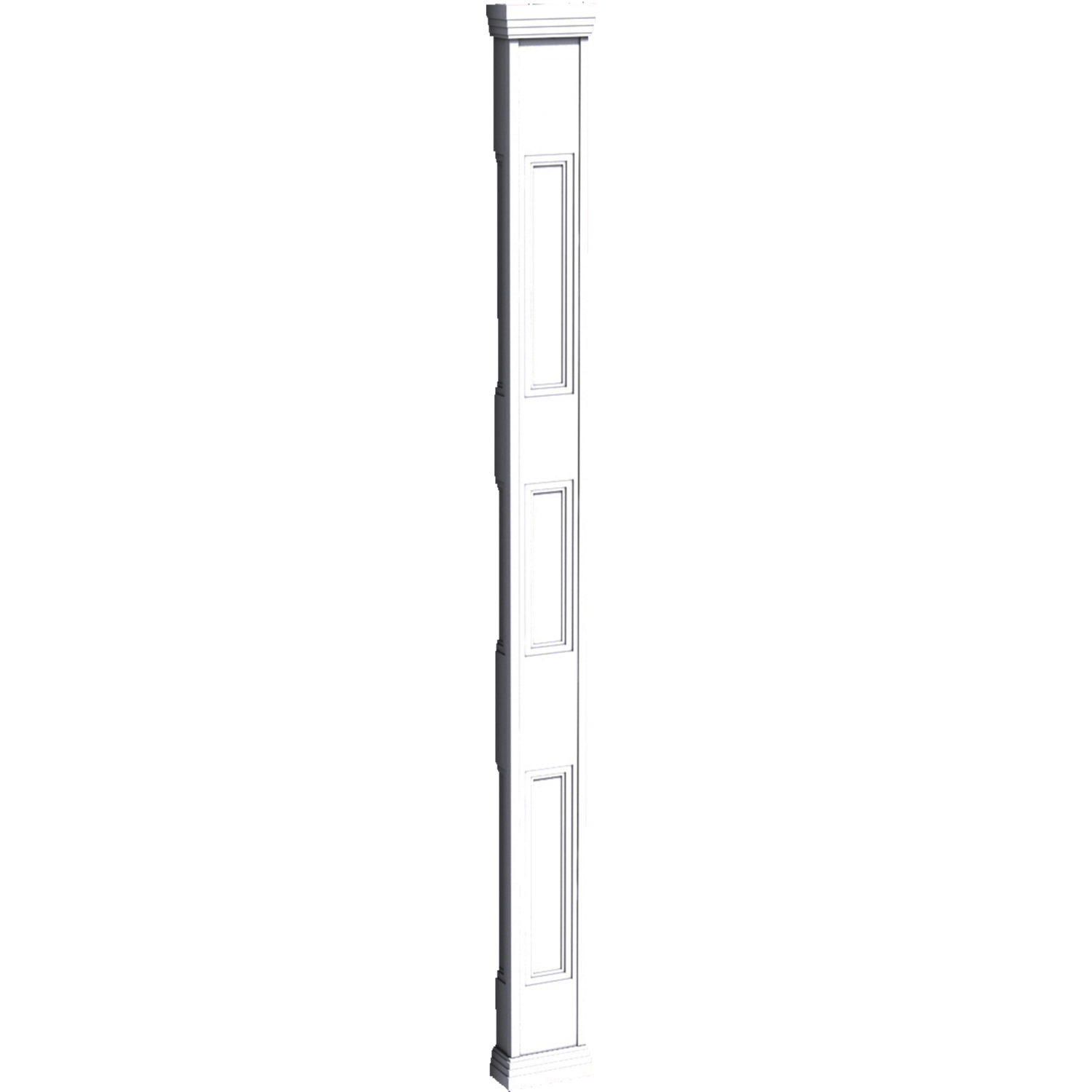 DEMI POTEAU CARRE DE 6 X 3 X 8 Replico demi-poteau-carre-de-6-x-3-x-8-replico